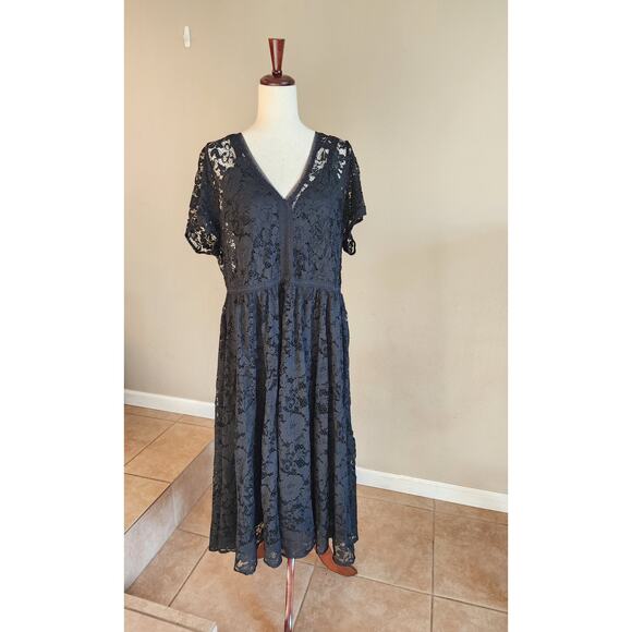 torrid | Dresses | Nwt Torrid Womens Sz 6 Black Lace Dress Slip ...